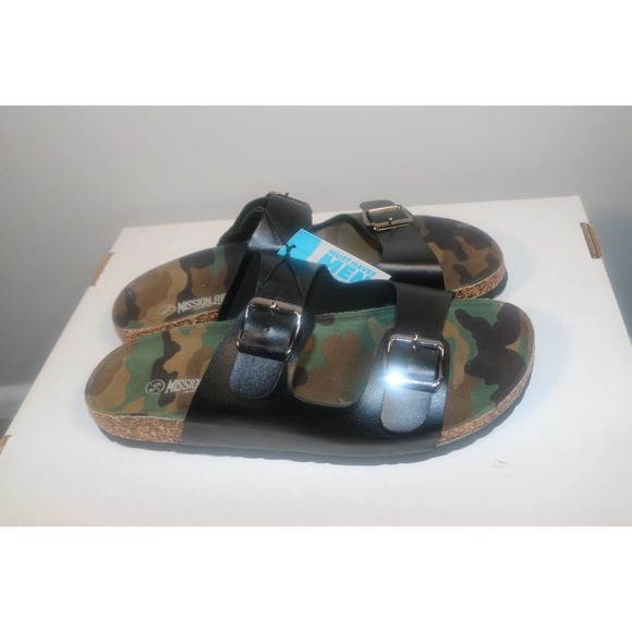 Mission Ridge | Shoes | Mission Ridge New Camo Black Double Strap ...